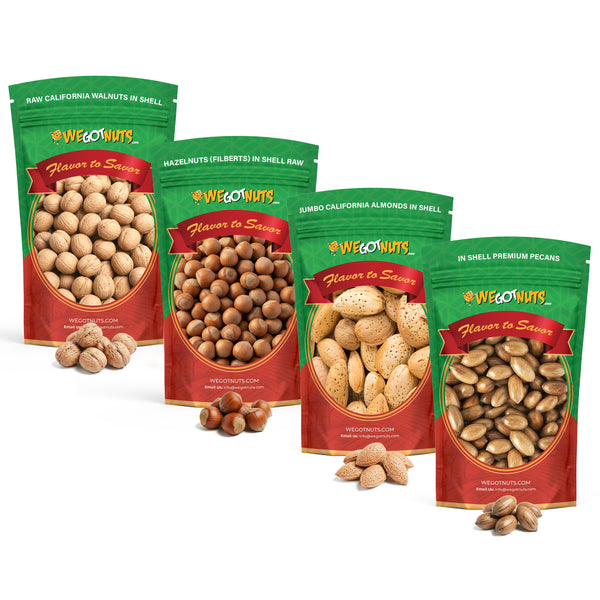 Walnuts in shell - filberts, almonds & pecans in shell – We Got Nuts